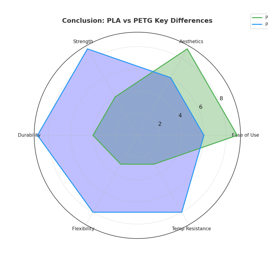 PLA vs PETG: Which 3D Print Filament Should You Choose? - 3DQUB - Fuel ...